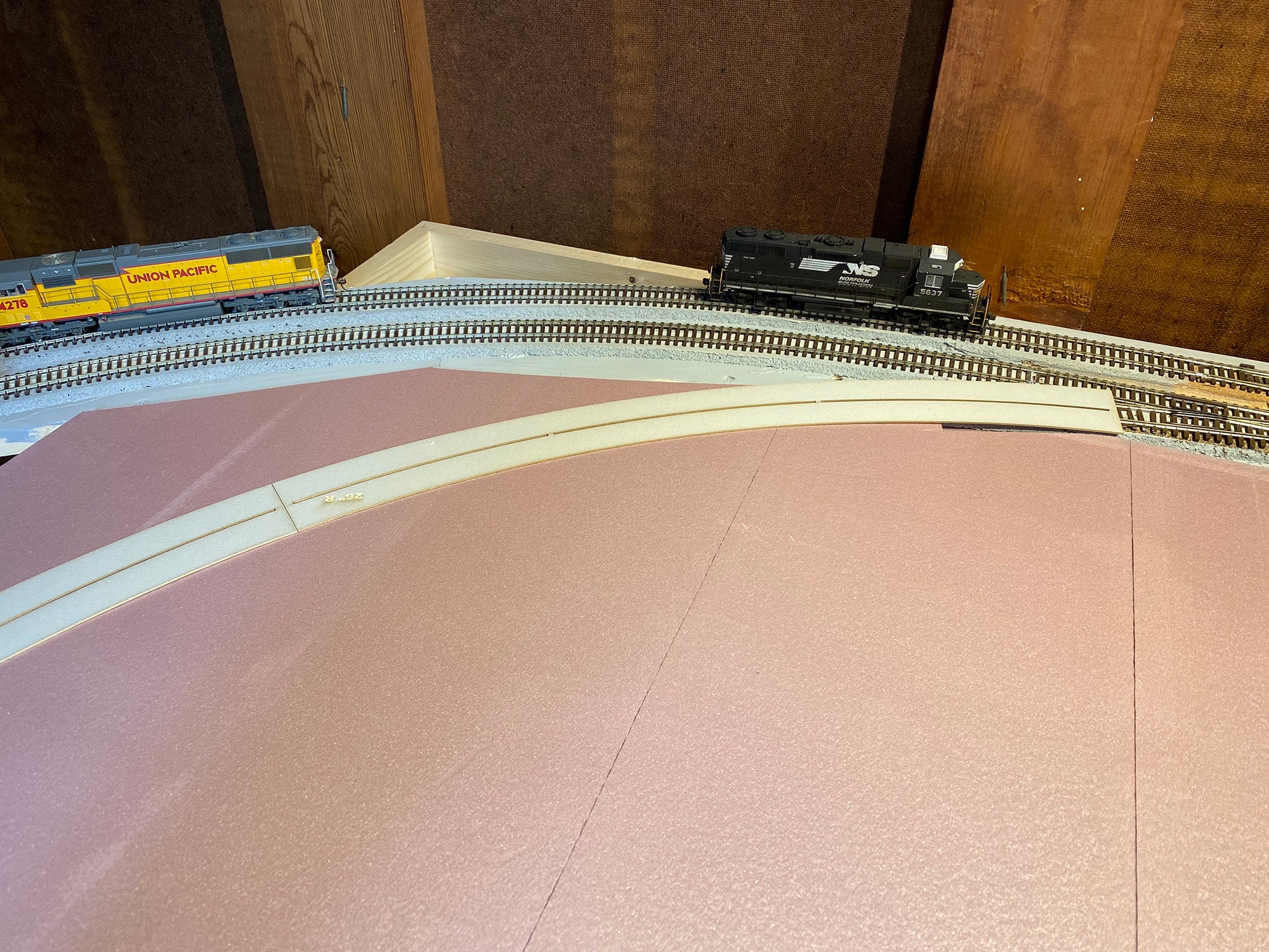 Model Railroad Track Planning Template