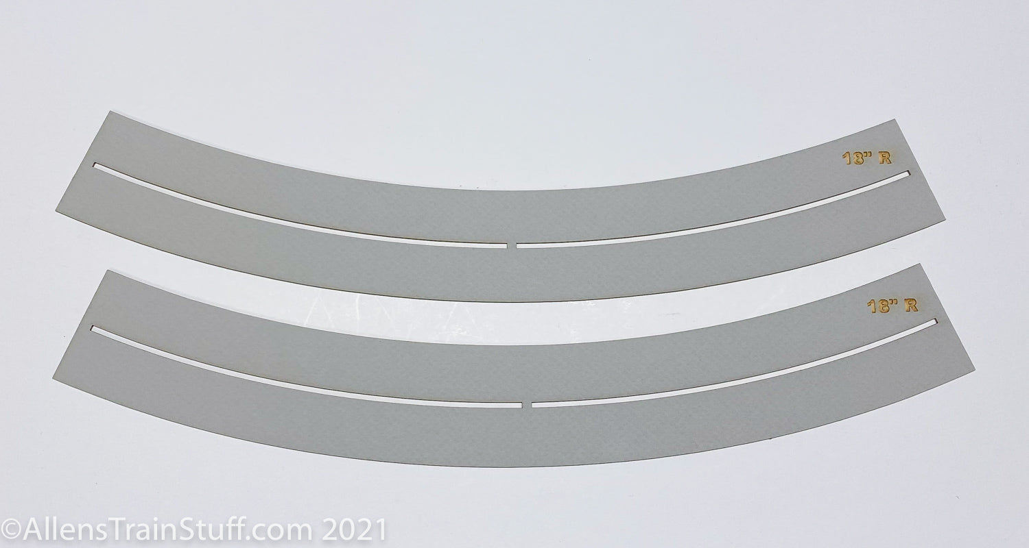 18" Radius Track Template (2 pcs) – Harriman Junction